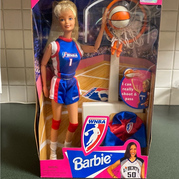 Toys | Barbie Wnba 5 Rebecca Lobo New In Box 1998 Barbie 20205 | Poshmark